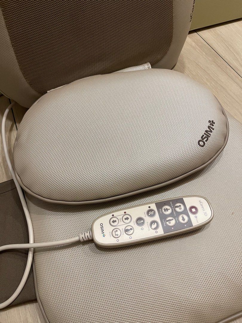 Osim ucaress 3D Back massage, Health & Nutrition, Massage Devices on Carousell