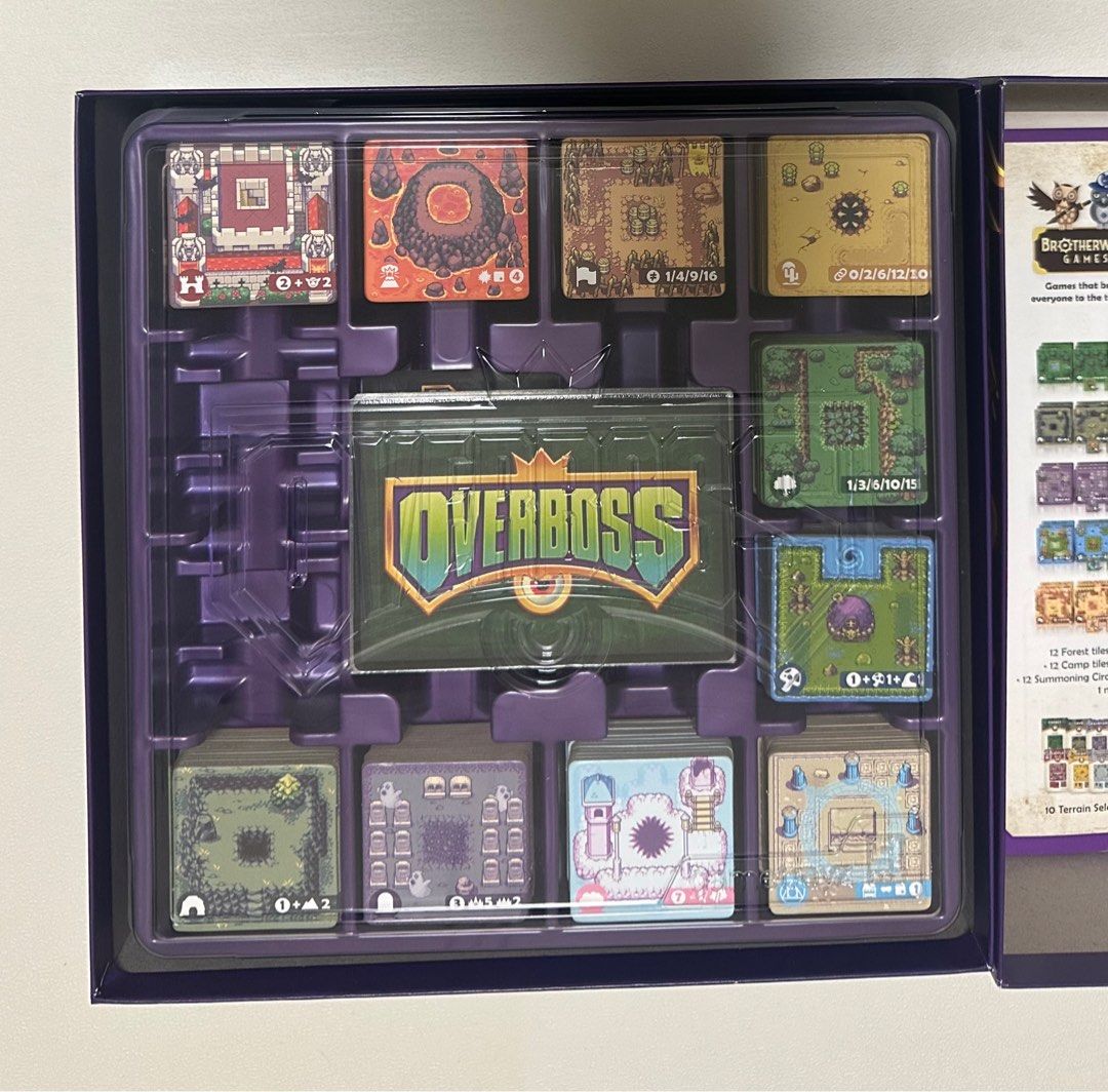 Overboss board game, Hobbies & Toys, Toys & Games on Carousell