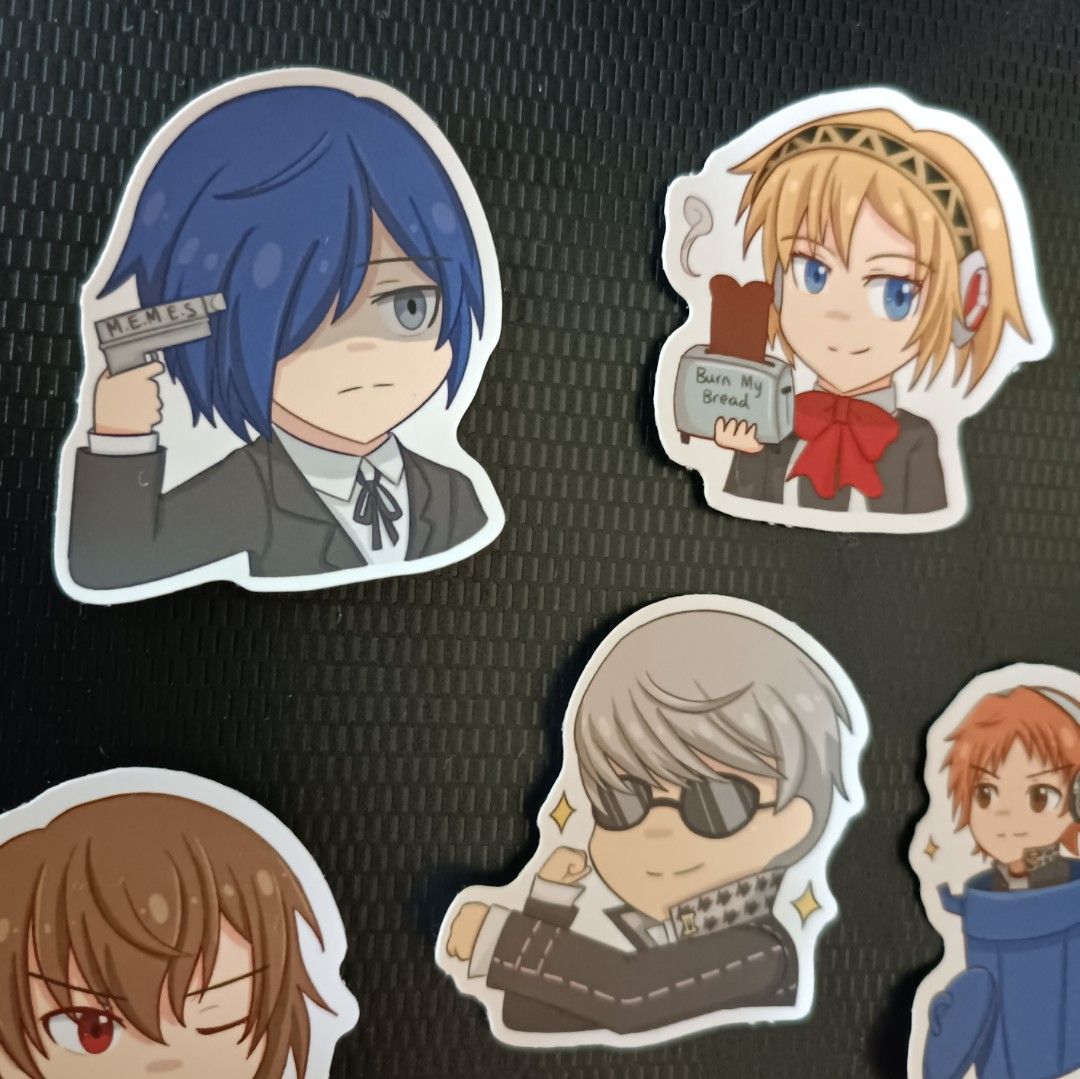 P3 P4 P5 Stickers Persona 3 Persona 4 Persona 5 Fan Made, Hobbies ...