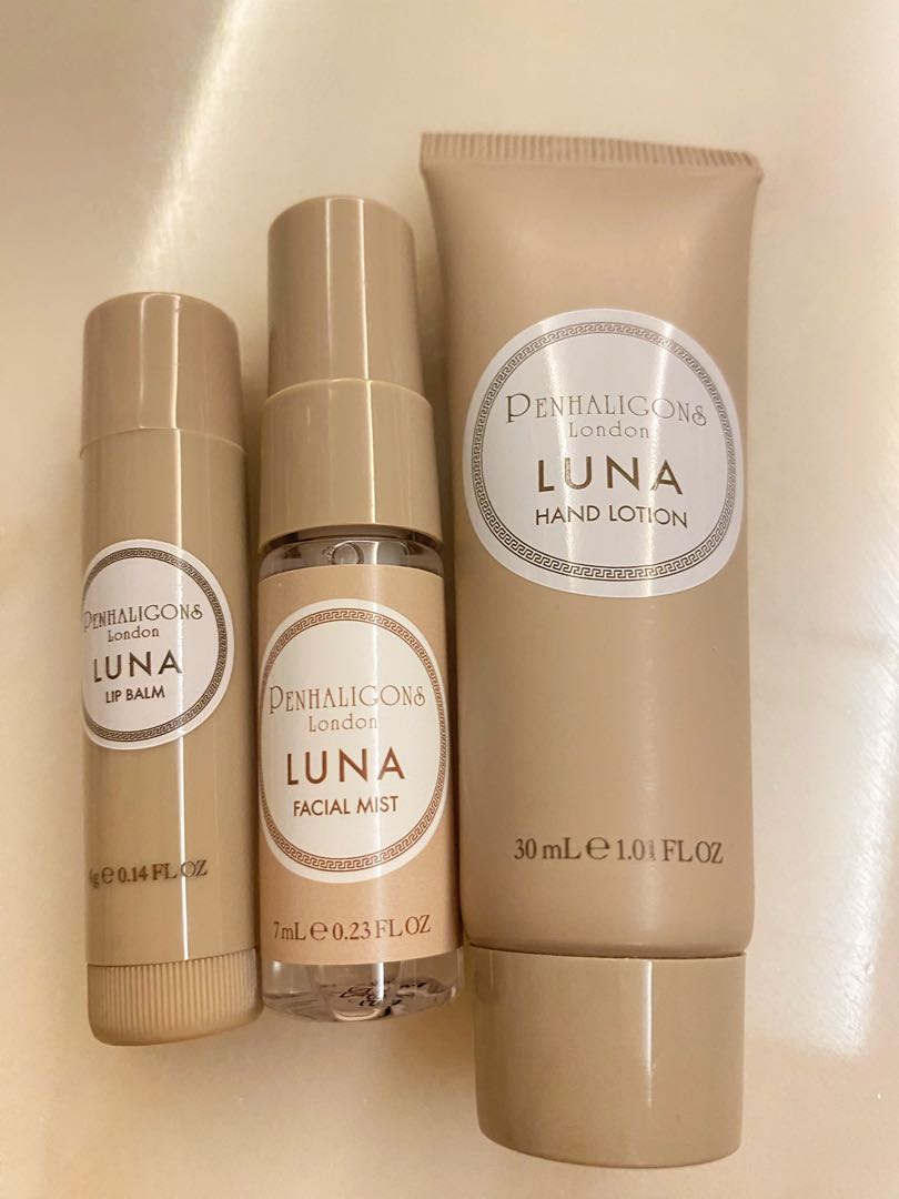 Penhaligons Luna Hand lotion Lip balm face mist, Beauty & Personal Care ...