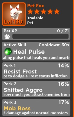 Pet Fox 17% MOB [ World Zero // Roblox ], Video Gaming, Gaming ...