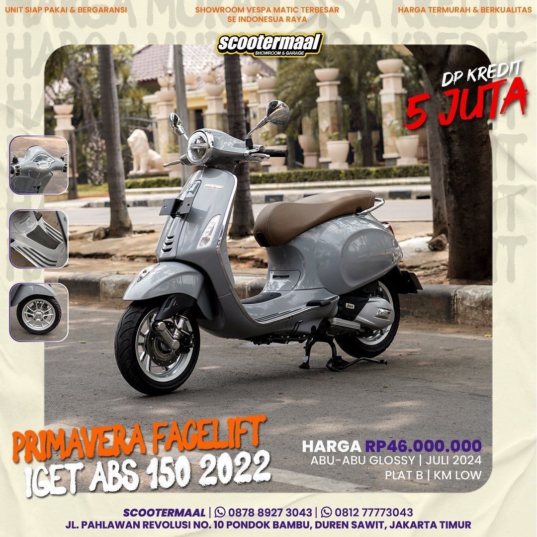 Piaggio vespa primavera, Motor di Carousell
