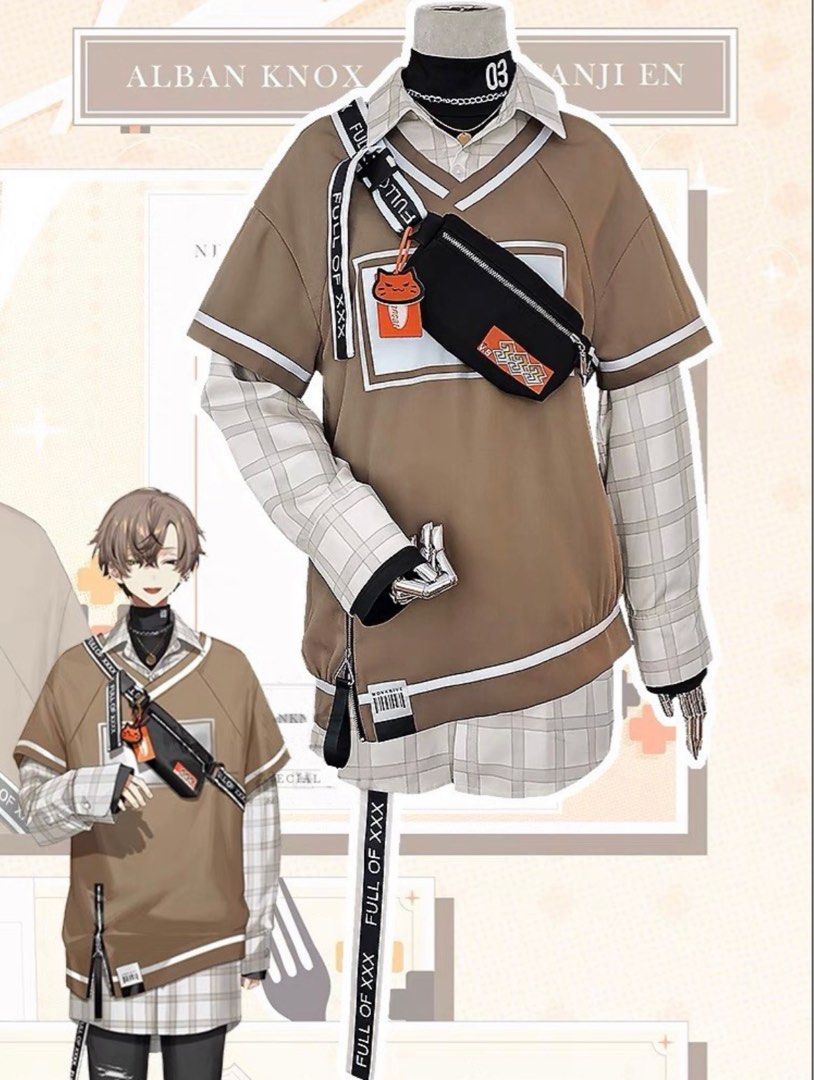 [PO] Alban Knox June Casual Outfit Cosplay NIJISANJI, Hobbies & Toys ...