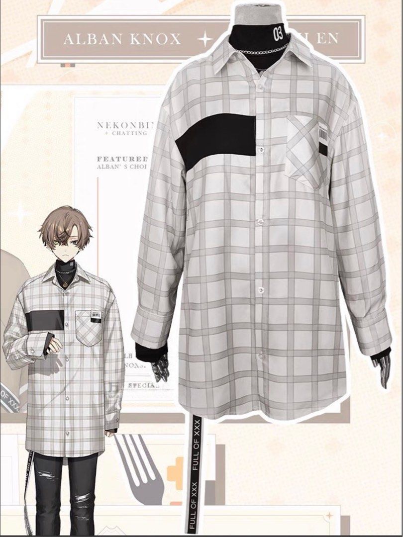[PO] Alban Knox June Casual Outfit Cosplay NIJISANJI, Hobbies & Toys ...