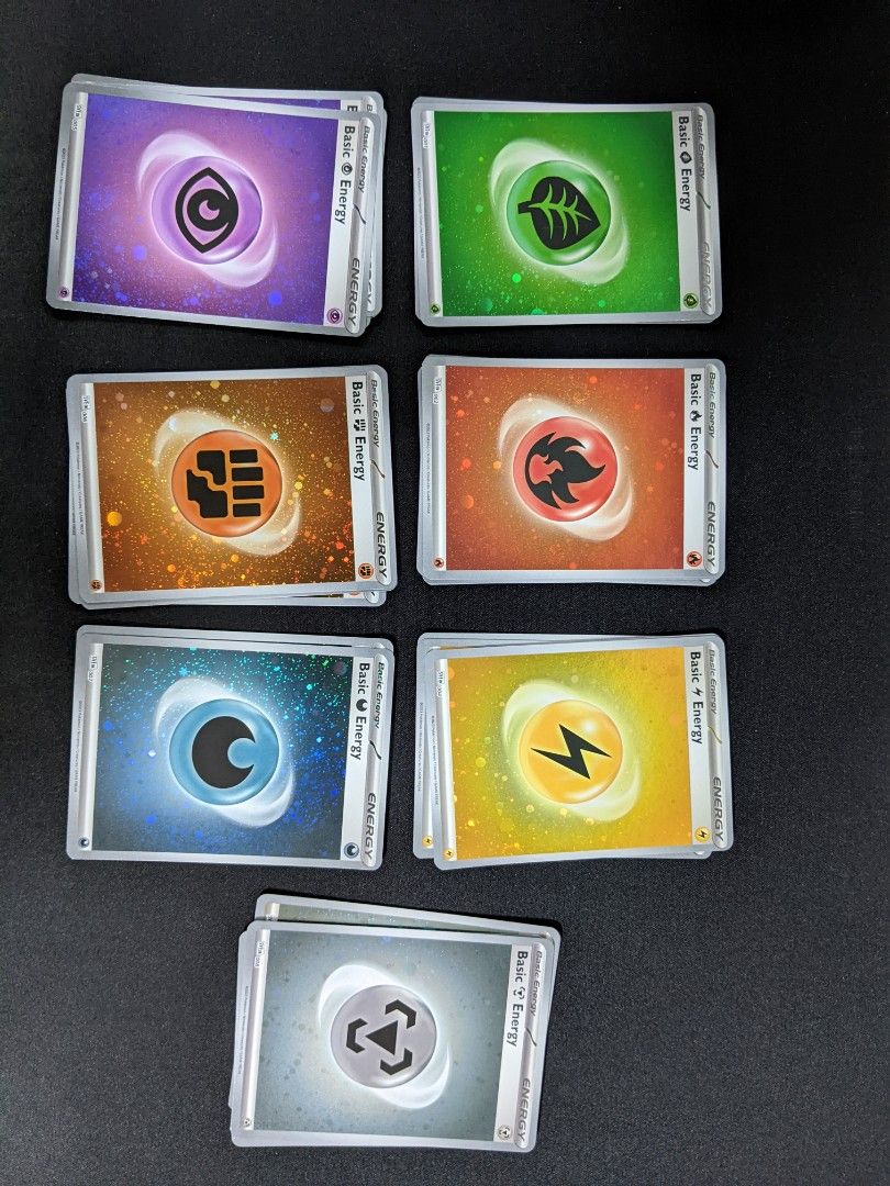 Pokemon 151 Holo Energy Cards, Hobbies & Toys, Toys & Games on Carousell
