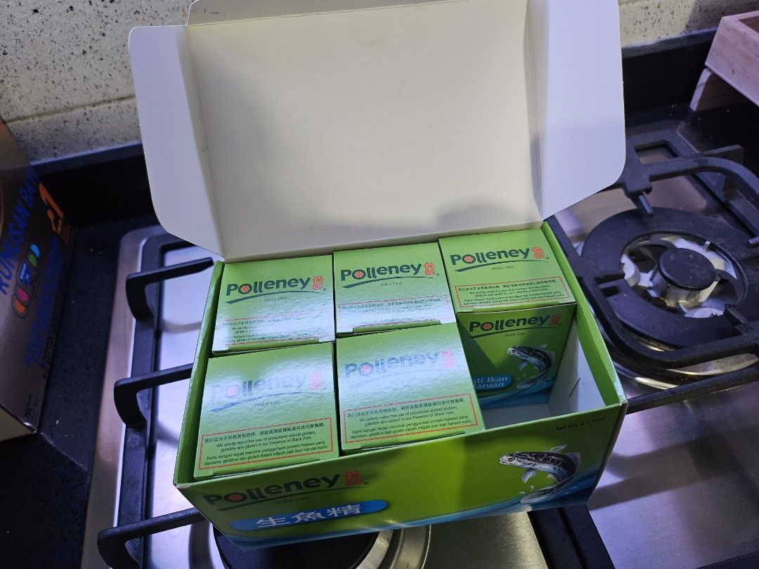 Polleney Essence of Black Fish Original, Health & Nutrition, Health ...