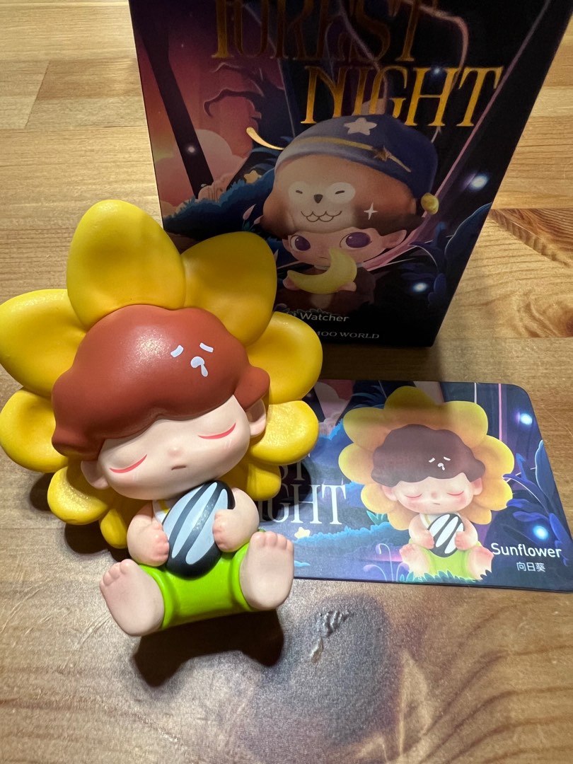 Popmart Dimoo Forest Night 向日葵, 興趣及遊戲, 玩具 & 遊戲類 - Carousell