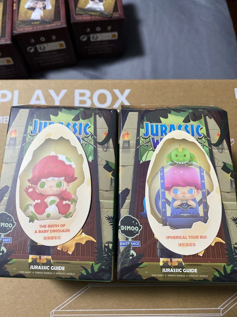 Popmart Dimoo Jurassic World, Hobbies & Toys, Toys & Games on Carousell