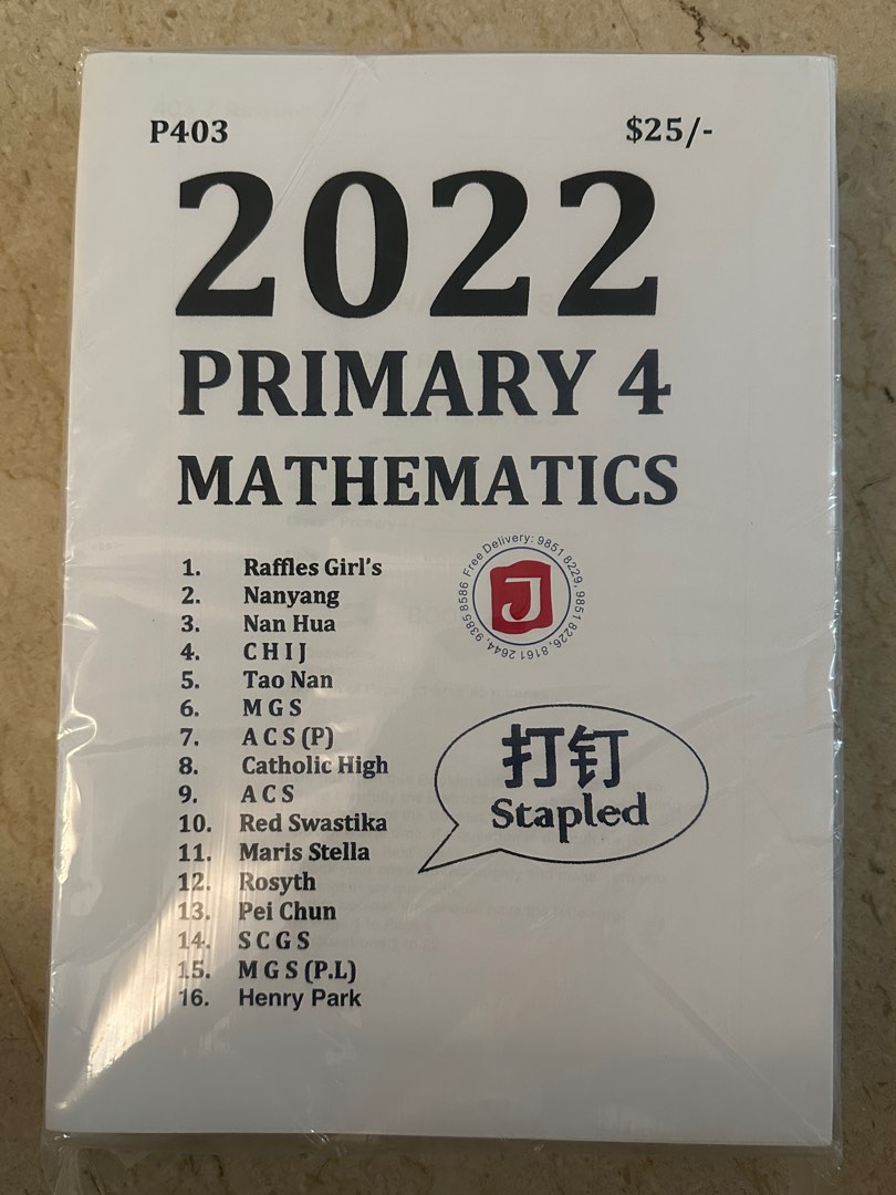 Primary 4 mathematics mock papers, Hobbies & Toys, Books & Magazines ...
