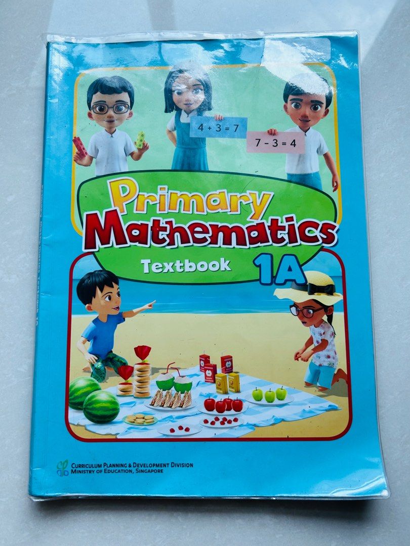 P1 Primary Mathematics Textbook 1A & 1B, Hobbies & Toys, Books ...