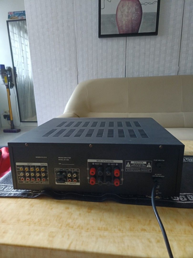 Professional Echo Mixing Amplifier AV-1200, Audio, Soundbars, Speakers ...