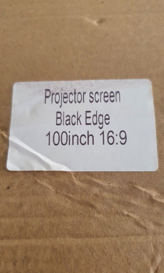Projector Screen 16x9, TV & Home Appliances, TV & Entertainment ...