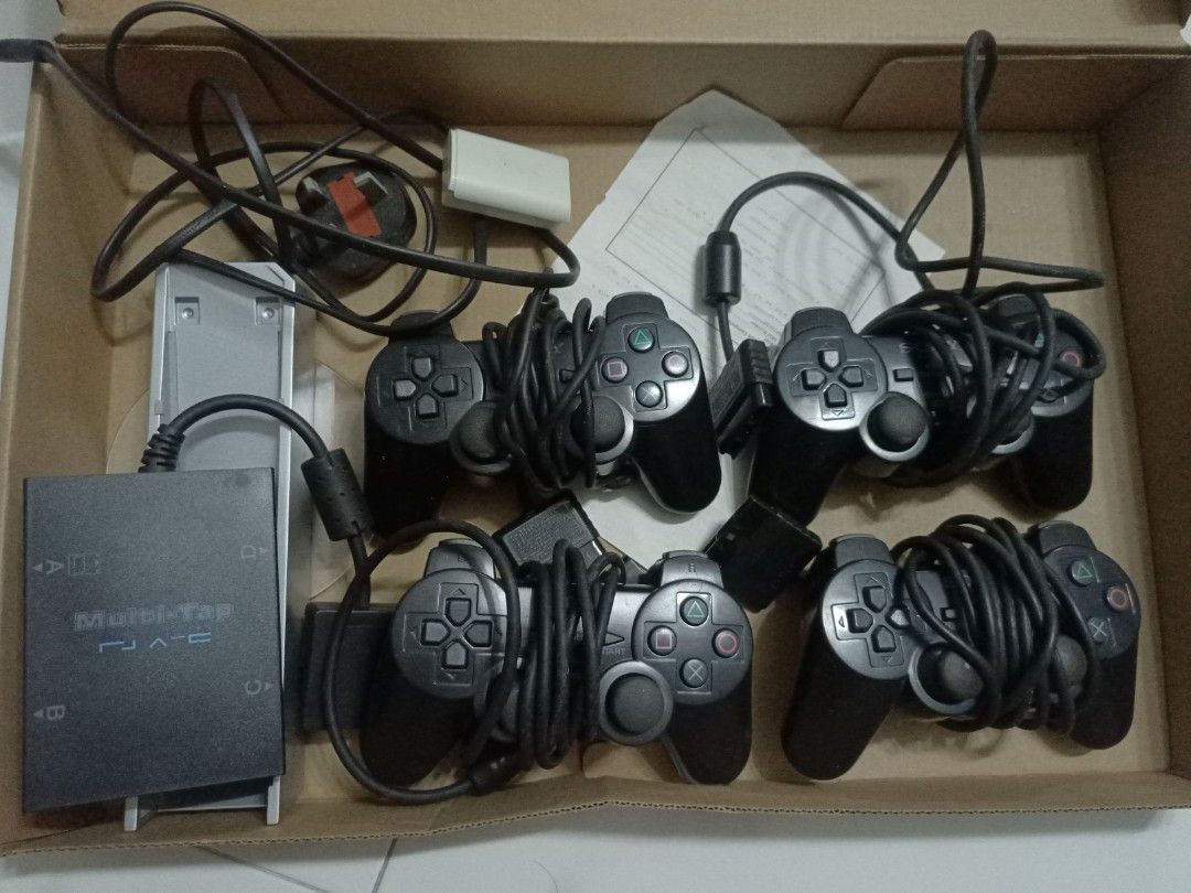 PS1 Controller and Multi-tap Adaptor, Video Gaming, Video Games ...