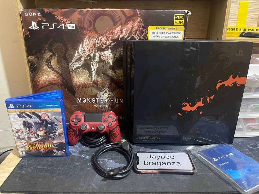 Ps4 pro monster hunter edition, Video Gaming, Video Game Consoles ...