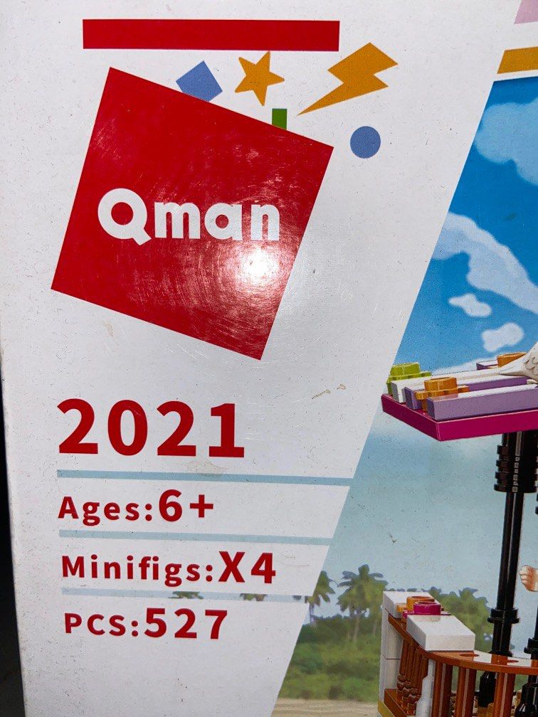 Qman Lego Cherry Vitality Beach Seafood Restaurant Set, Hobbies & Toys ...