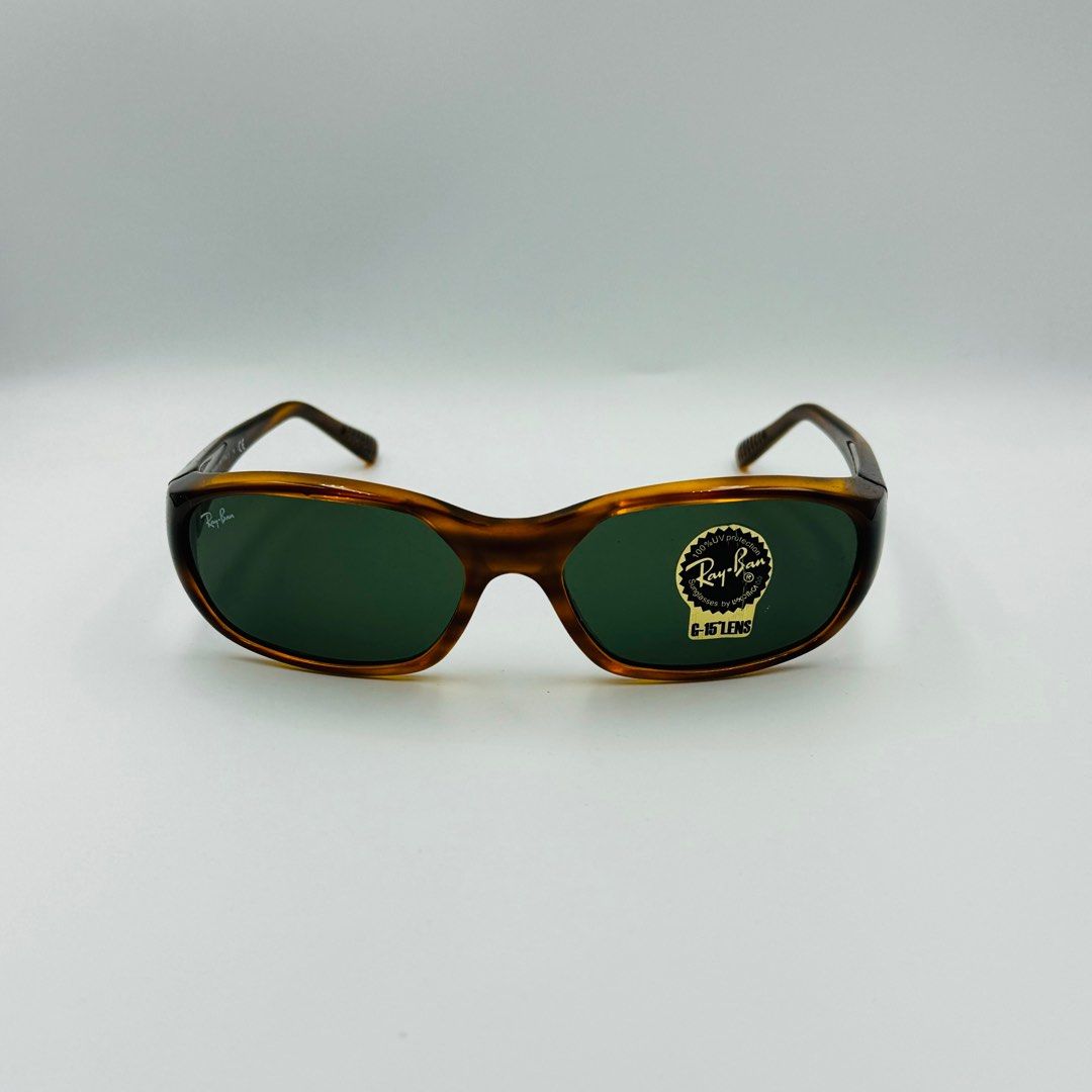 Rayban RB2016 820/31 Icons - Daddy-O 2 Striped Havana w/ Green G-15 ...