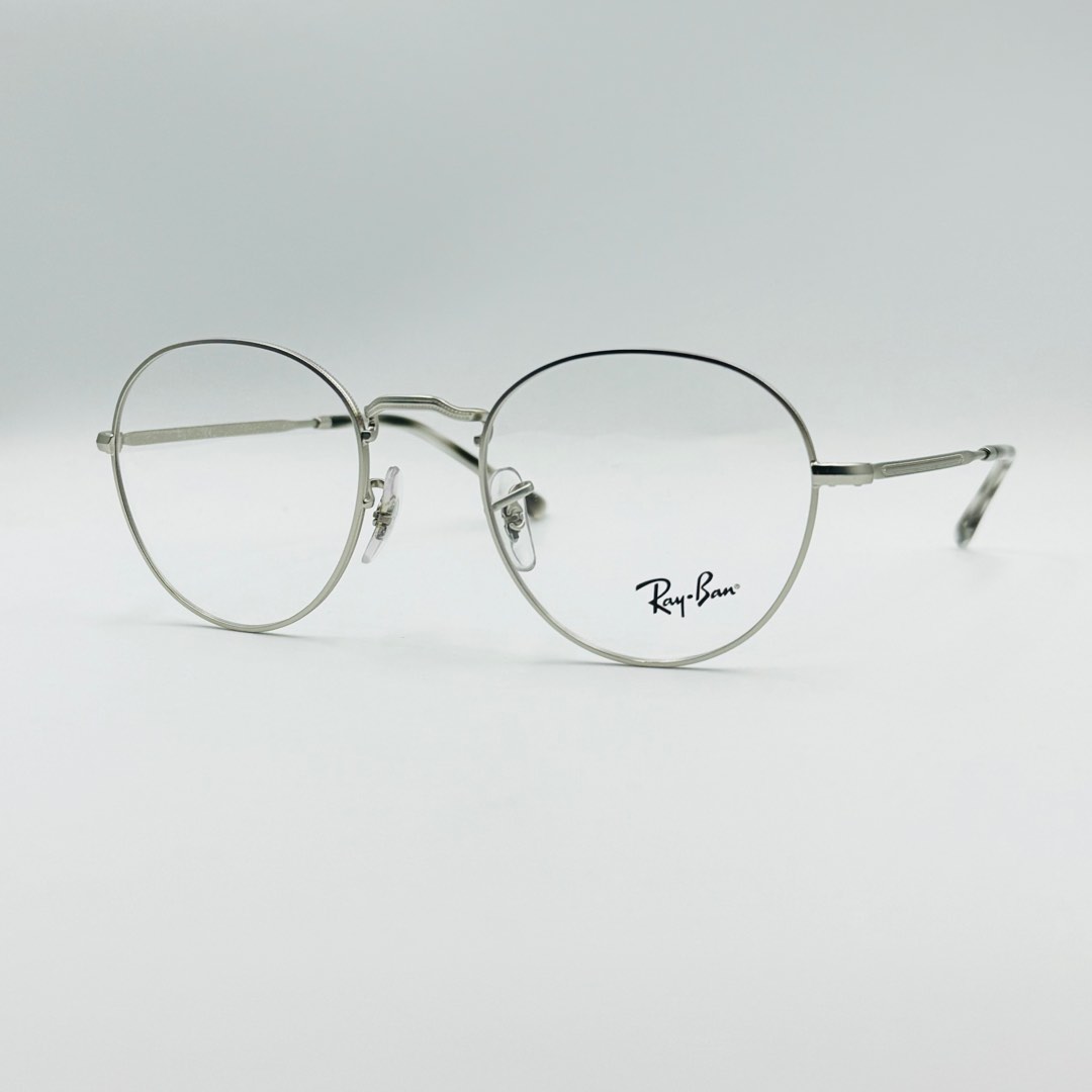 Rayban RX3582C 2538 Icons Round Metal 2 Matte Silver 49, Men's Fashion ...