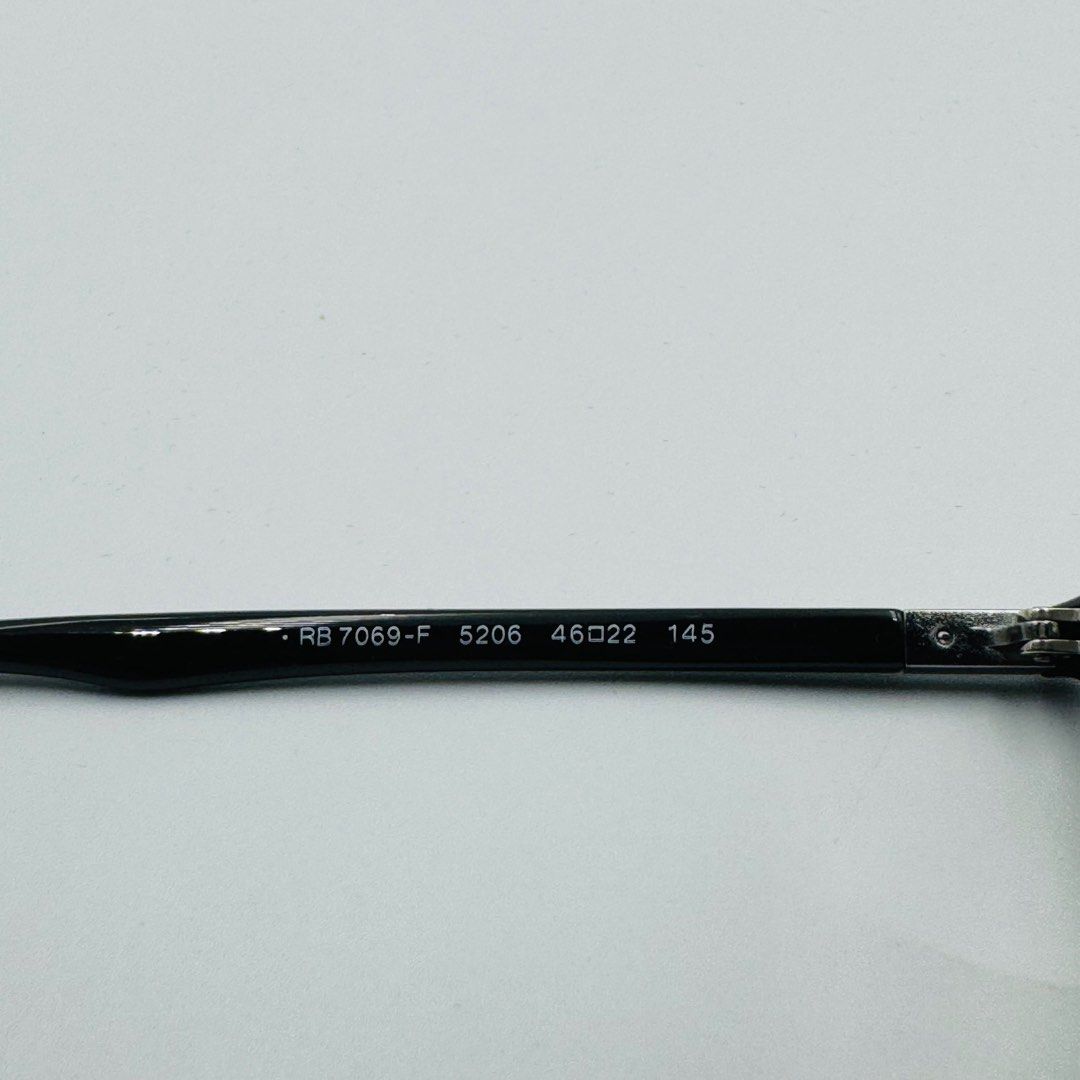 Rayban RX7069F 5206 Tech-Lite force Matte Black 46, Men's Fashion, Watches & Accessories ...