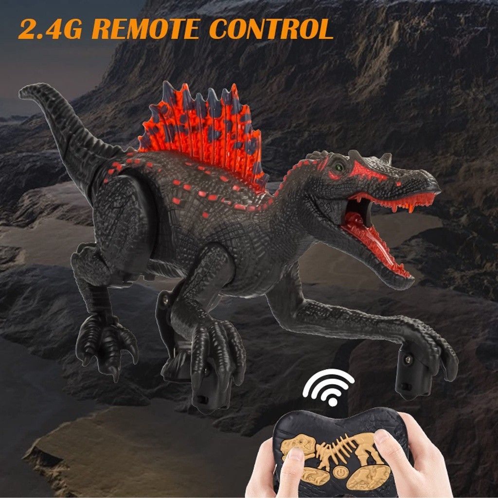 Remote Control Dinosaurus RC Raptor Dinosaurus Mainan Jurassic World ...