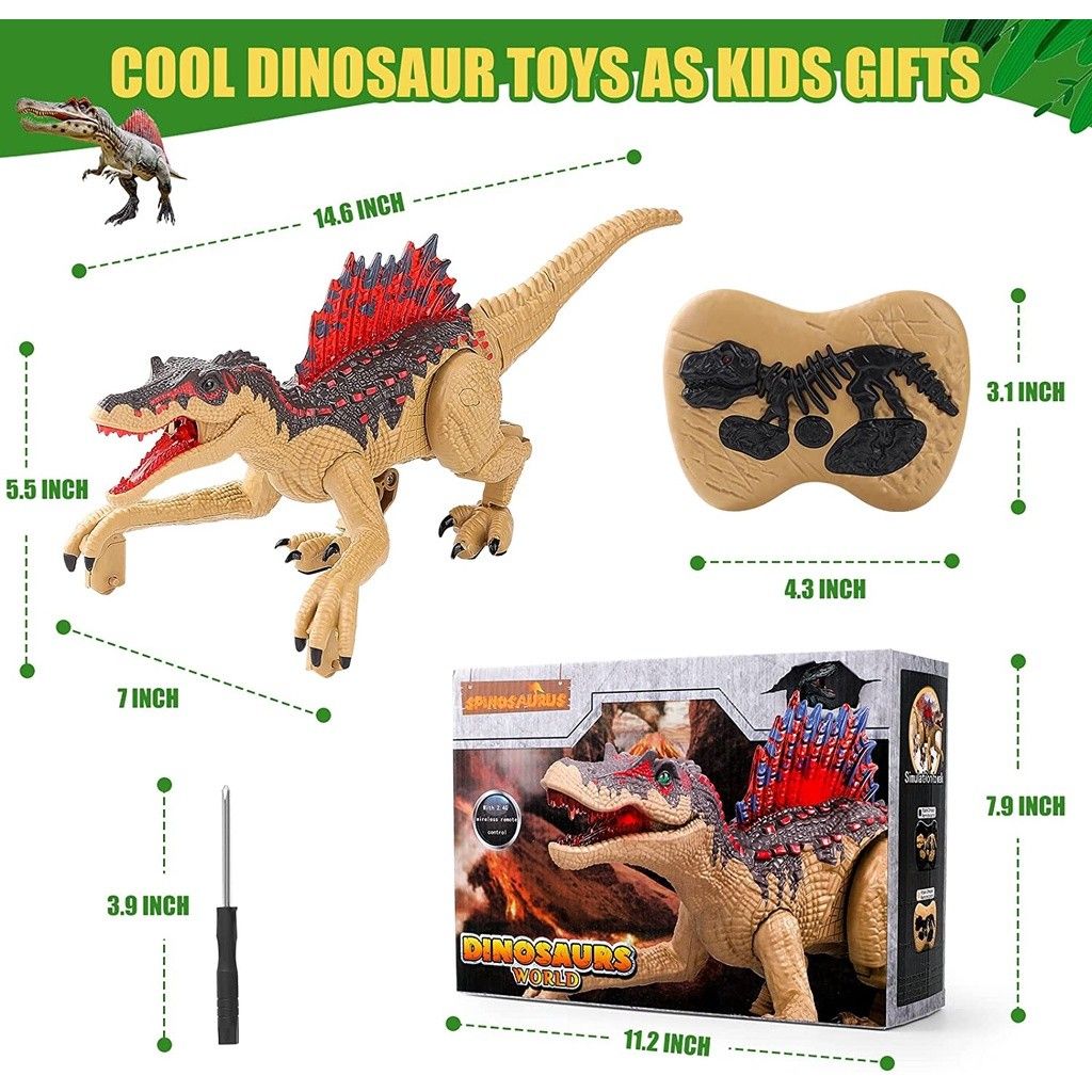 Remote Control Dinosaurus RC Raptor Dinosaurus Mainan Jurassic World ...