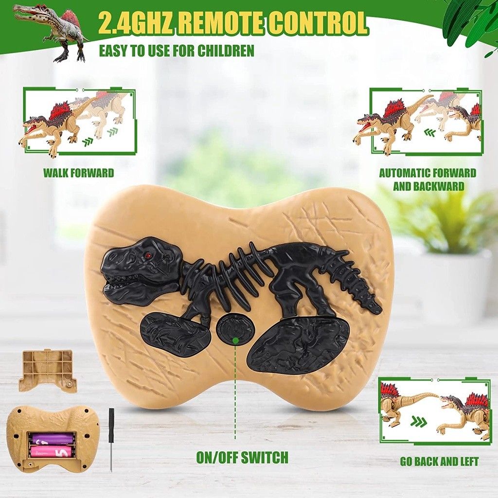 Remote Control Dinosaurus RC Raptor Dinosaurus Mainan Jurassic World ...