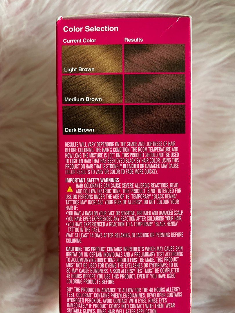 revlon colorsilk urban style chocolate raspberry (dark red/burgundy ...