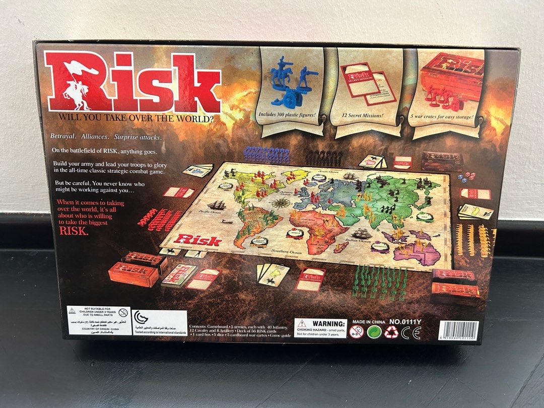 Risk game of strategic conquest board game, Hobbies & Toys, Toys ...