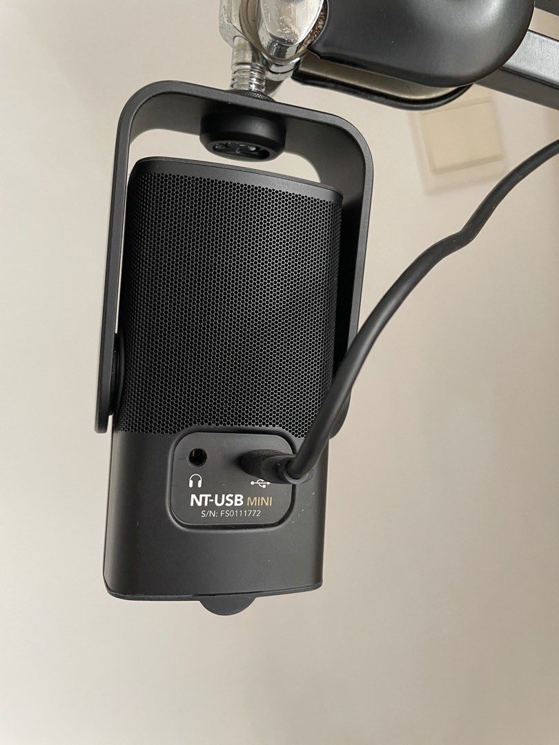 RODE NT-USB Mini Microphone + Rode PSA1 Professional Studio Boom Arm ...