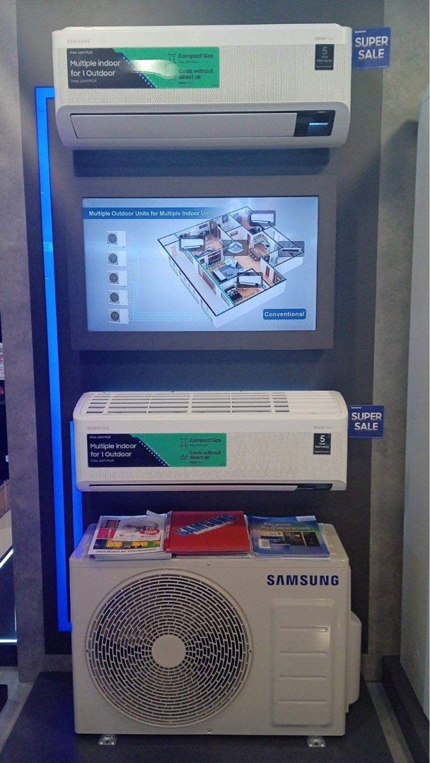 SAMSUNG SPLIT TYPE INVERTER AIRCON, TV & Home Appliances, Air ...