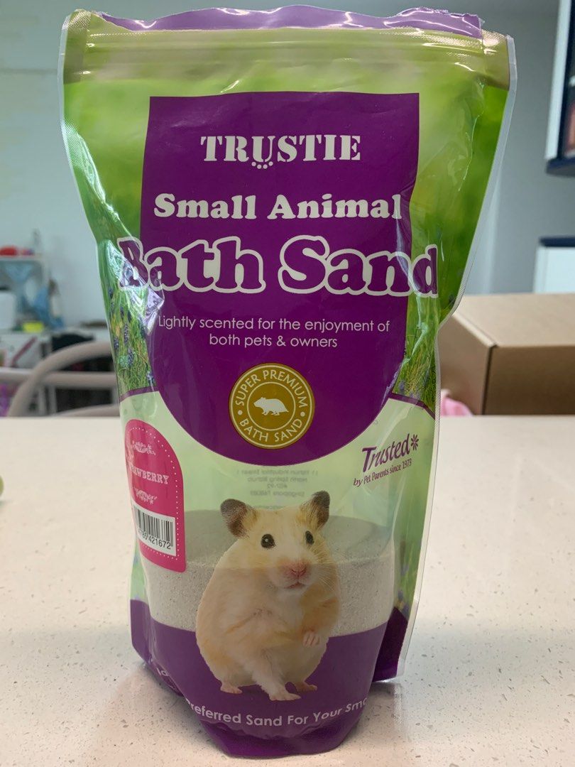 Sand bath for hamster, Pet Supplies, Health & Grooming on Carousell