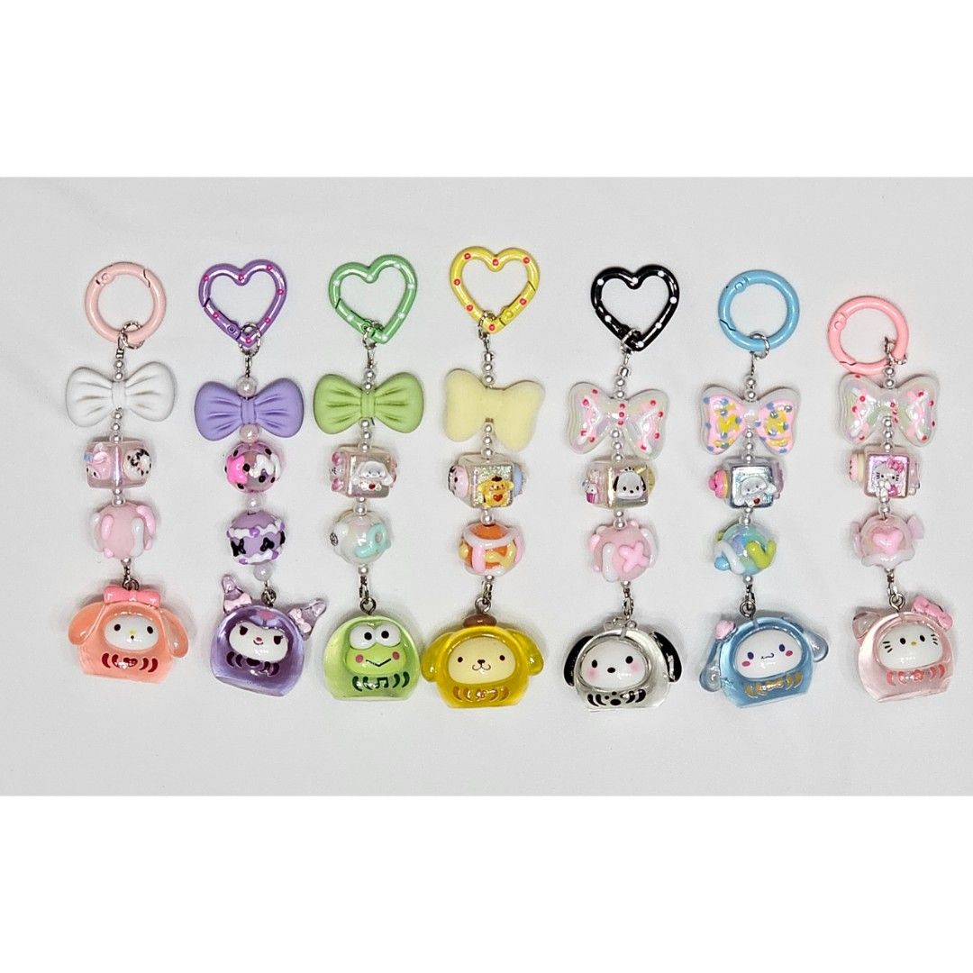 Sanrio Keychains, Hobbies & Toys, Stationery & Craft, Handmade Craft on ...