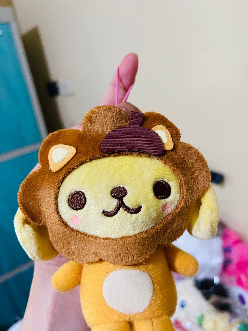 Sanrio pompompurin animal charm plush, Hobbies & Toys, Toys & Games on ...