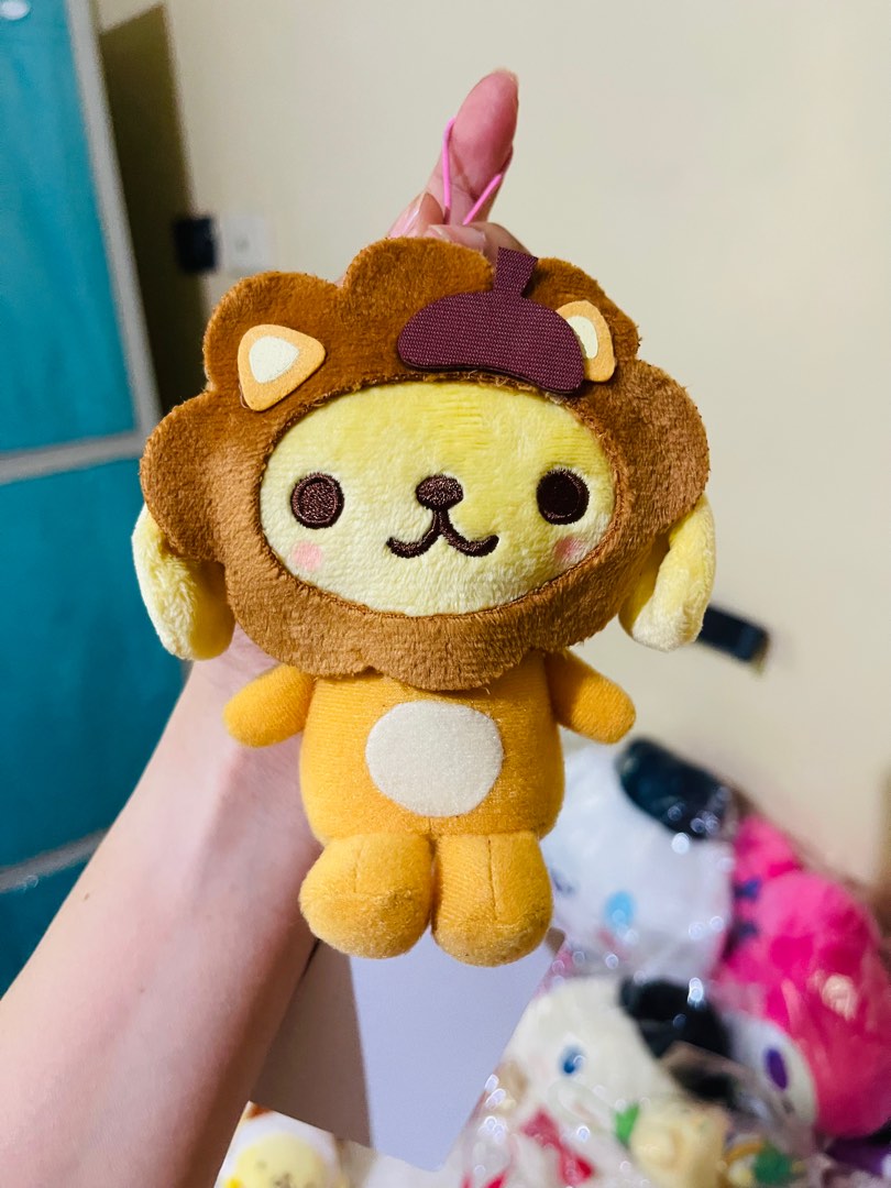 Sanrio pompompurin animal charm plush, Hobbies & Toys, Toys & Games on ...