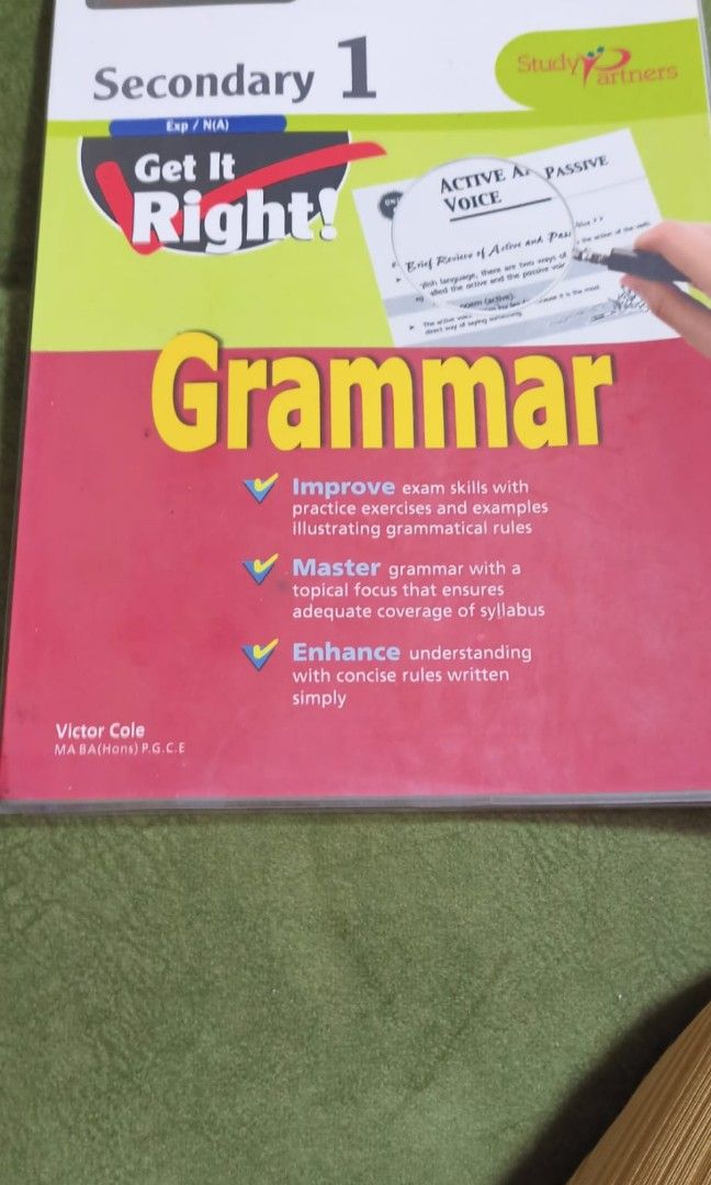 Secondary 1 English grammar book, Hobbies & Toys, Books & Magazines ...