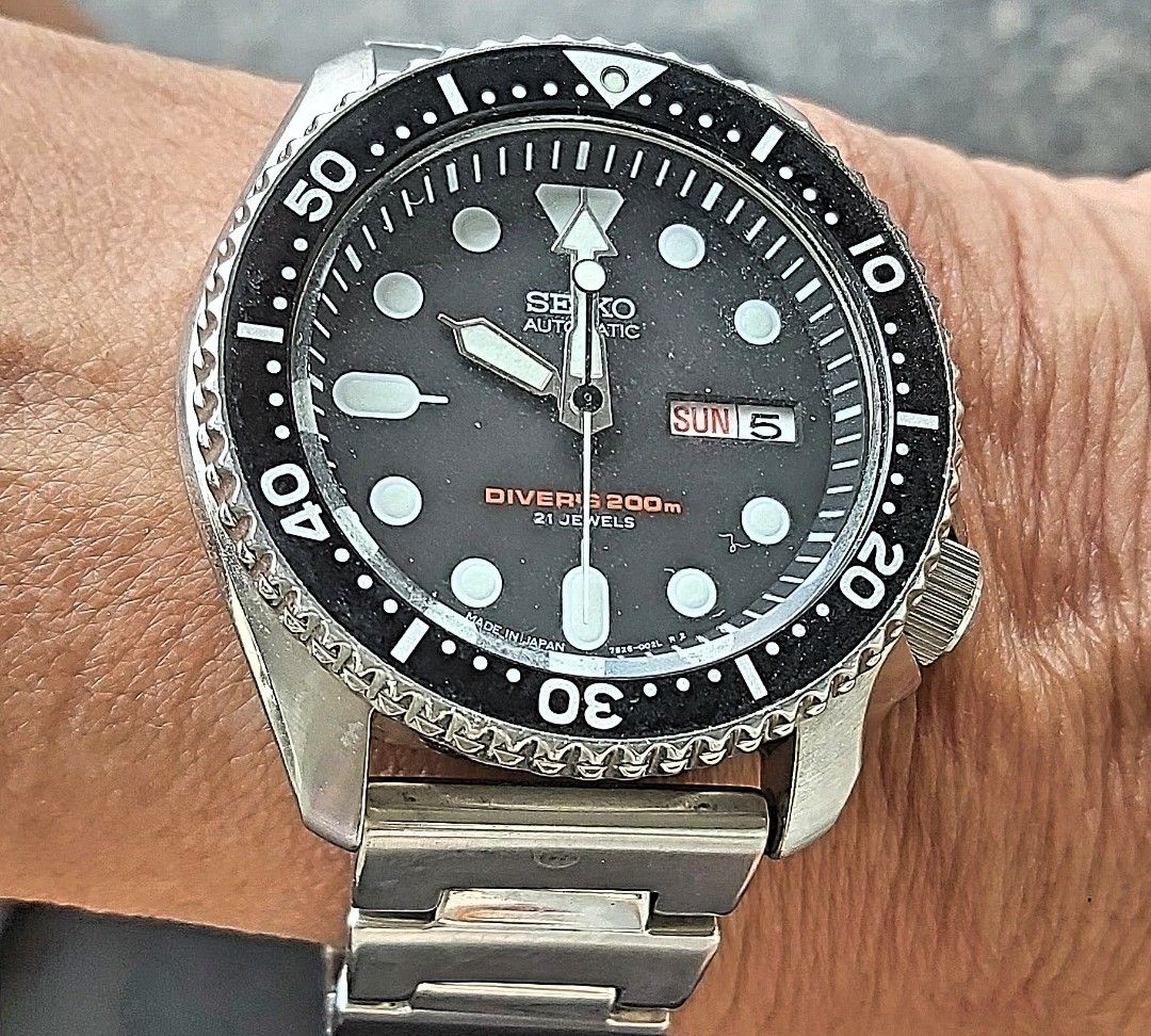 Seiko 200M Scuba Diver's Automatic Japan Made Bracelet, Men's Fashion ...