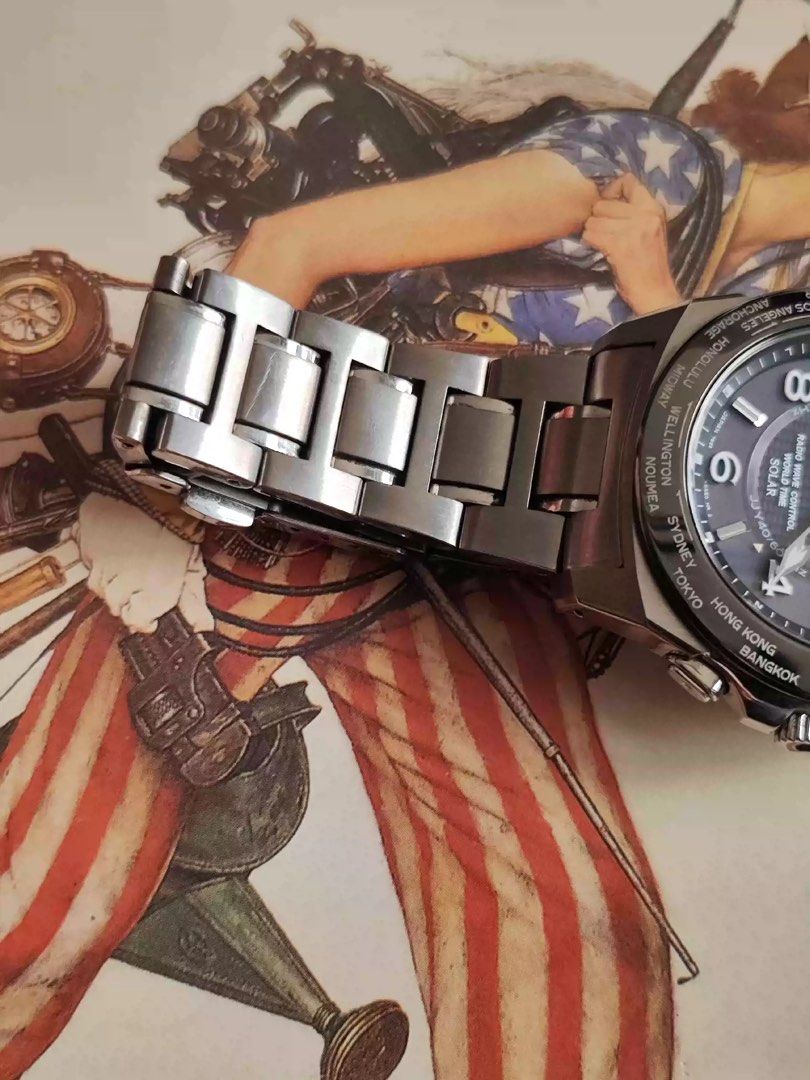 Seiko Brightz SAGZ All Titanium Worldtimer Radio Wave Control Solar ...