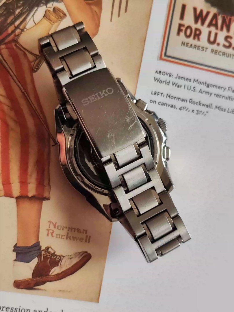 Seiko Brightz SAGZ All Titanium Worldtimer Radio Wave Control Solar ...