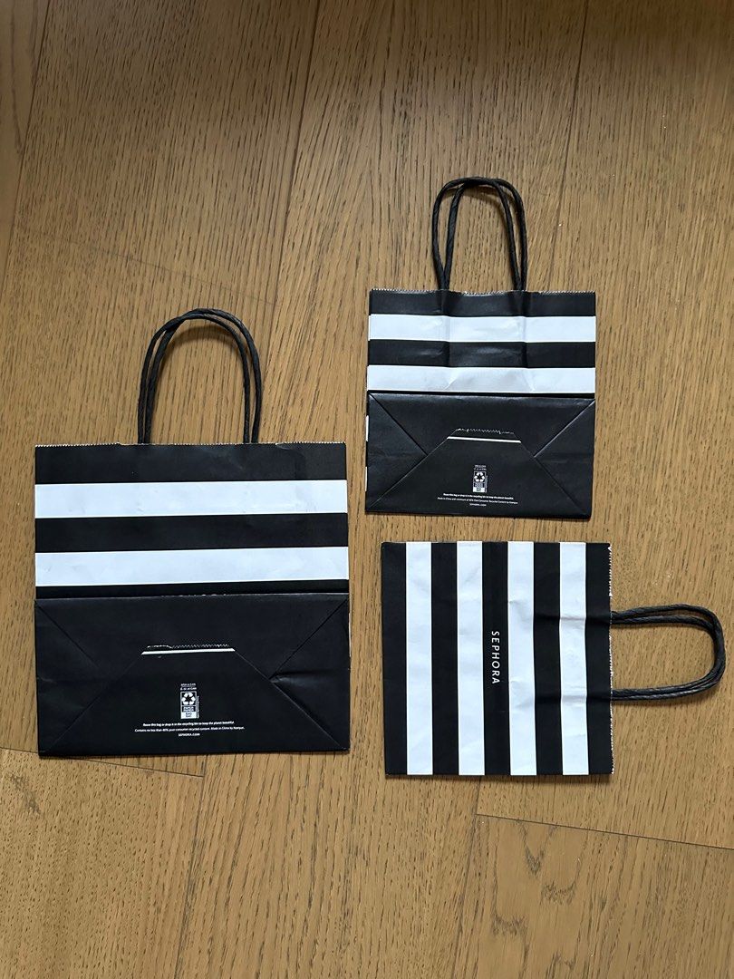SEPHORA paper bags all, Women's Fashion, Bags & Wallets, Tote Bags on ...