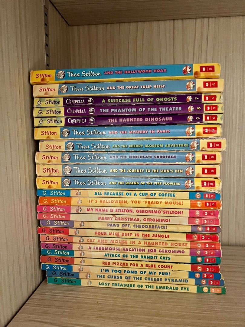 Set of 23 Geronimo Stilton & Thea Stilton books, Hobbies & Toys, Books ...
