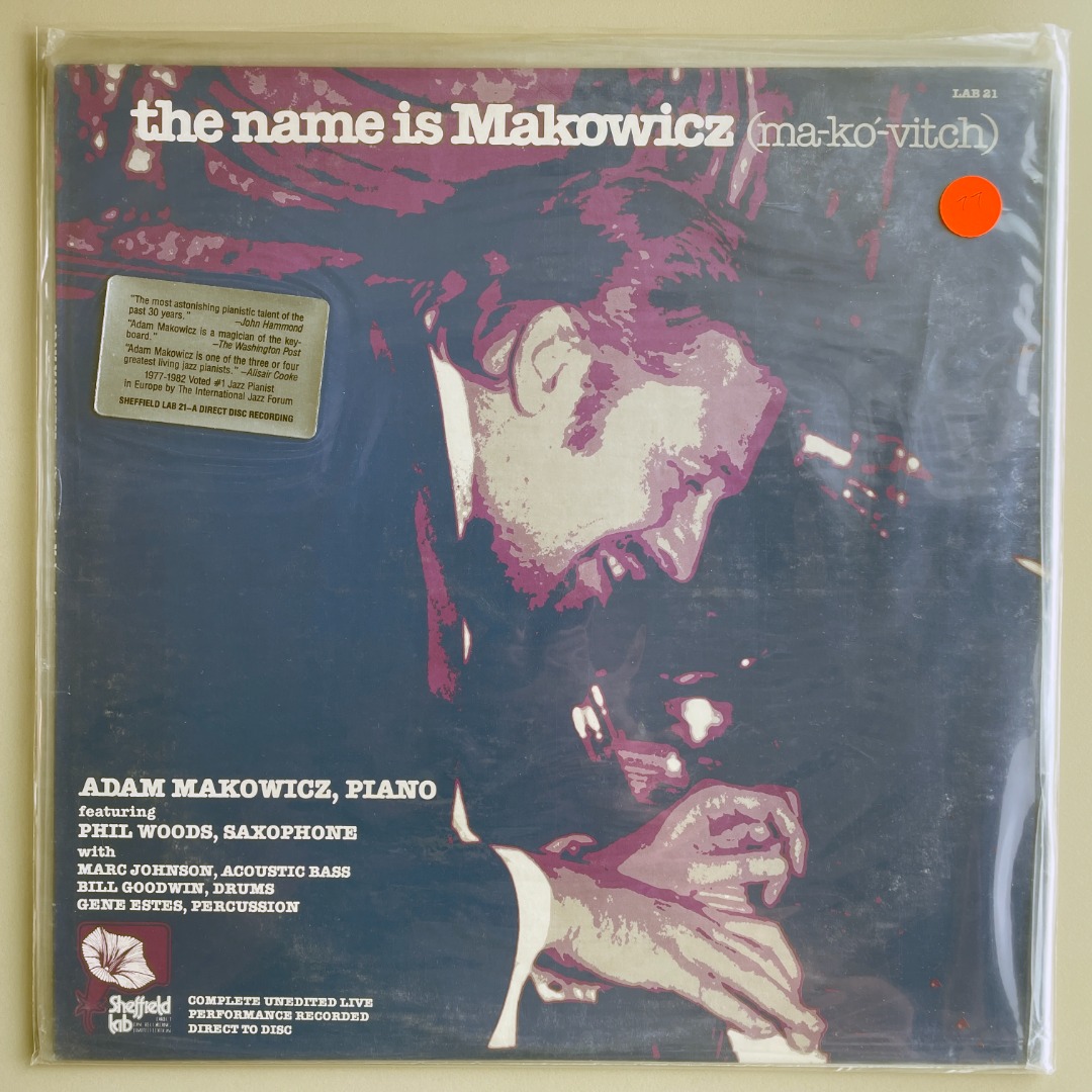 Sheffield Lab 21 《Adam Makowicz - The Name Is Makowicz (Ma-kó-vitch ...