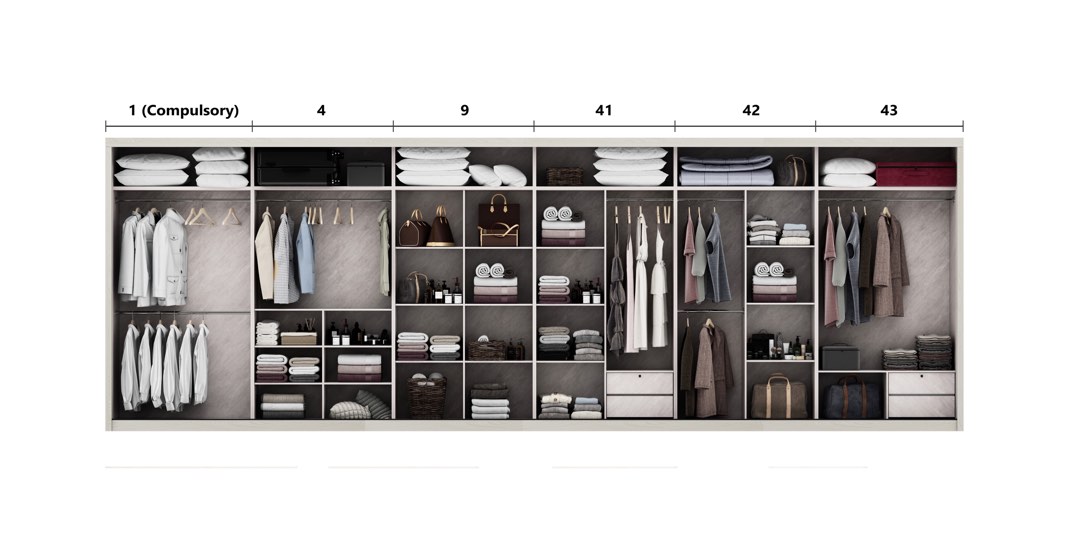 Sliding Modular Wardrobe, Furniture & Home Living, Furniture, Shelves ...