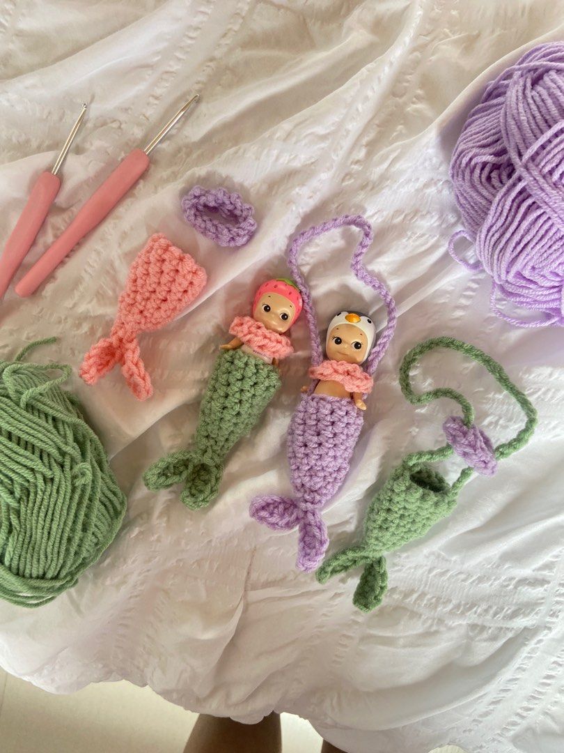 Sonny Angel Mermaid Pouch Bag Charm, Women's Fashion, Bags & Wallets ...