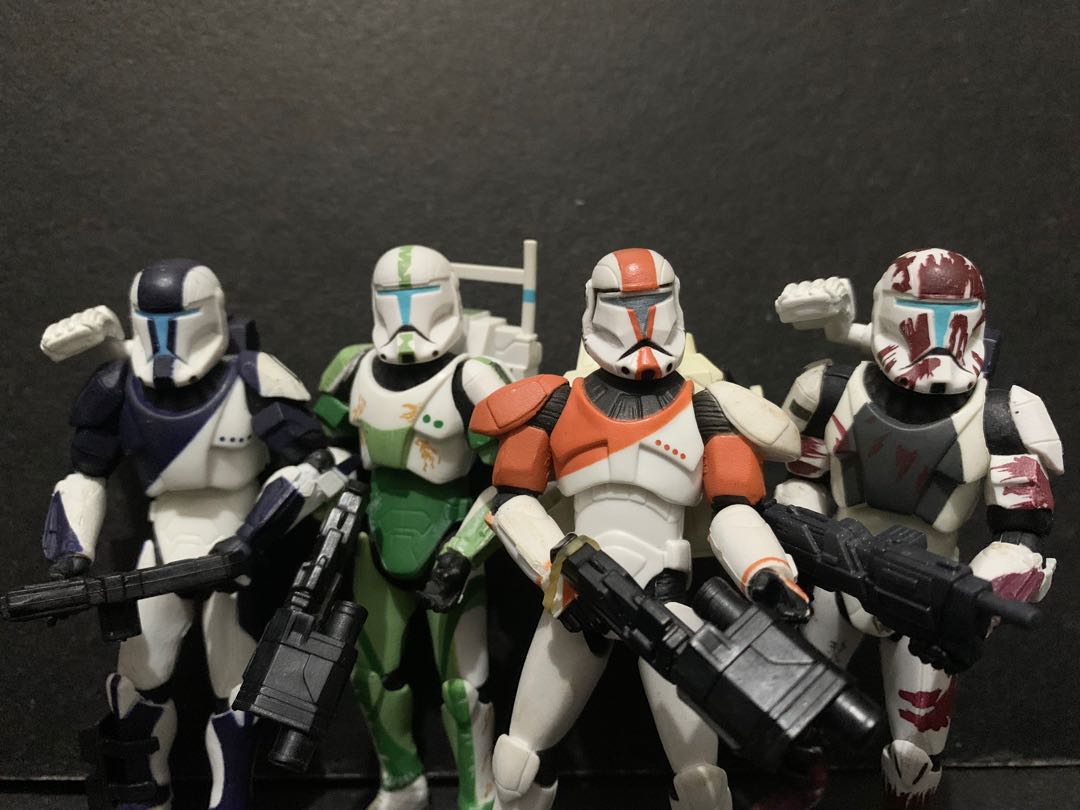 Star Wars Hasbro Rare Republic Commandos Delta and Omega Squads 3.75 ...