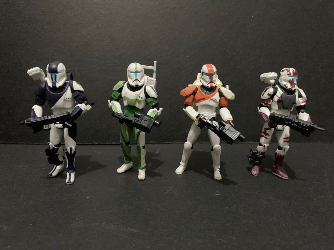 Star Wars Hasbro Rare Republic Commandos Delta and Omega Squads 3.75 ...