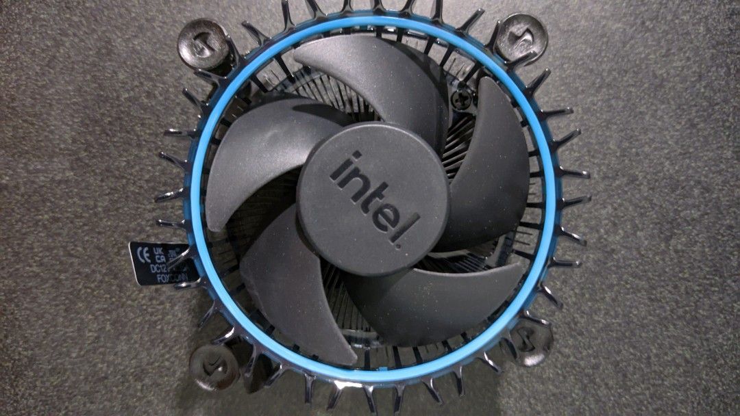 Stock Cpu Fan For Intel Lga1700 Computers And Tech Parts And Accessories