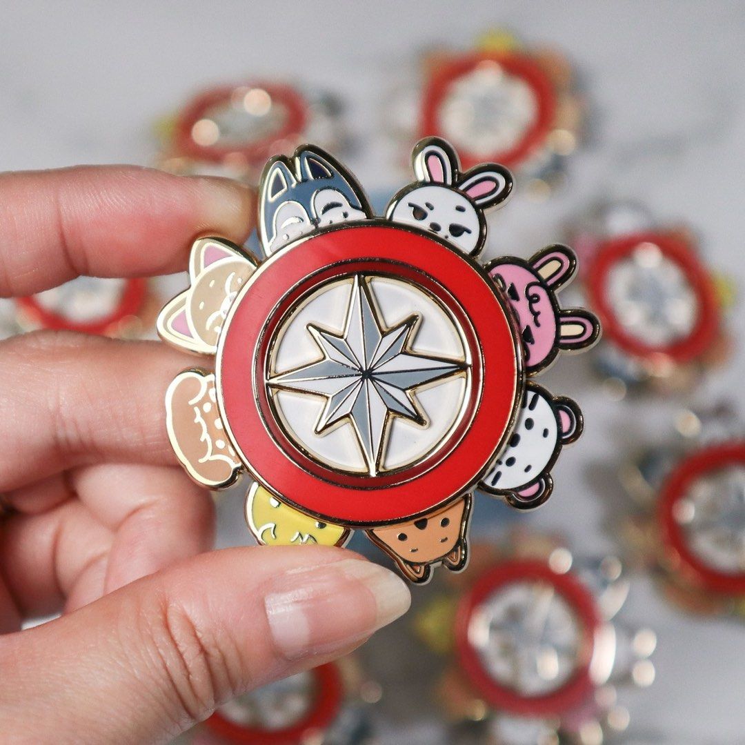 Stray Kids SKZOO Riskitdesign Merch Nachimpin Enamel pin stickers tape ...