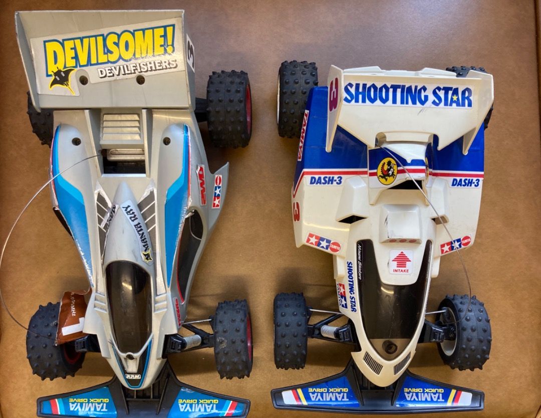 Tamiya quick drive qd rc dash shooting star manta ray 4wd 1/14, 興趣及遊戲 ...