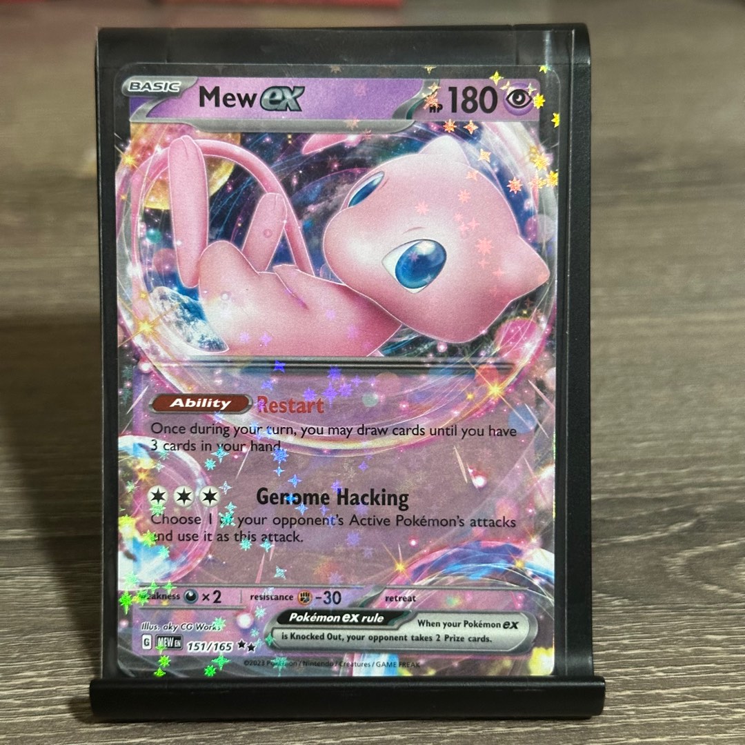 TCG POKEMON - Mew ex - 151/165 - Ultra Rare 151 Scarlet & Violet, Hobbies & Toys, Toys & Games ...