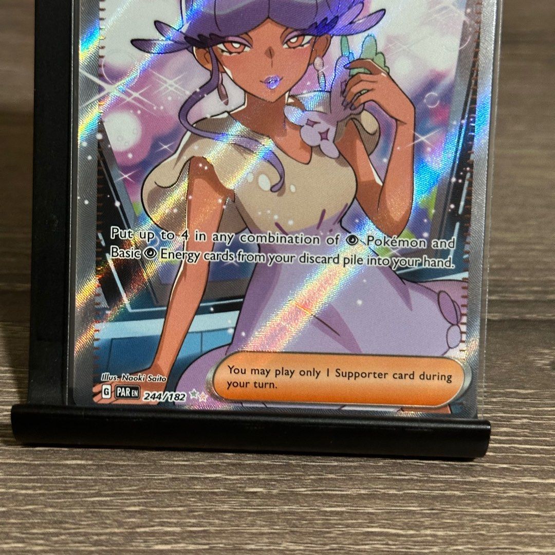 TCG POKEMON - Tulip - 244/182 - Full Art Secret Rare Paradox Rift ...