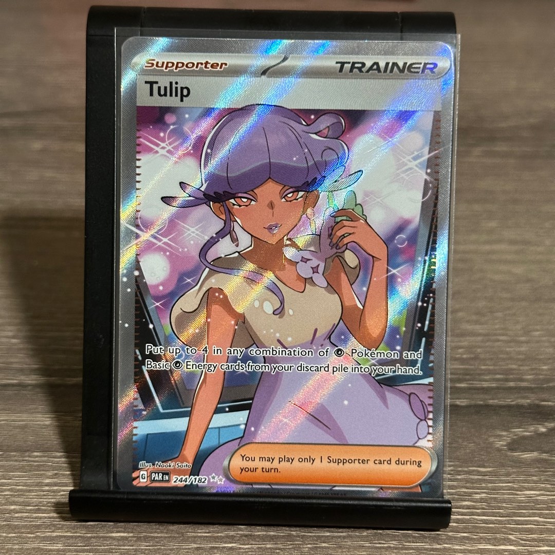 TCG POKEMON - Tulip - 244/182 - Full Art Secret Rare Paradox Rift ...